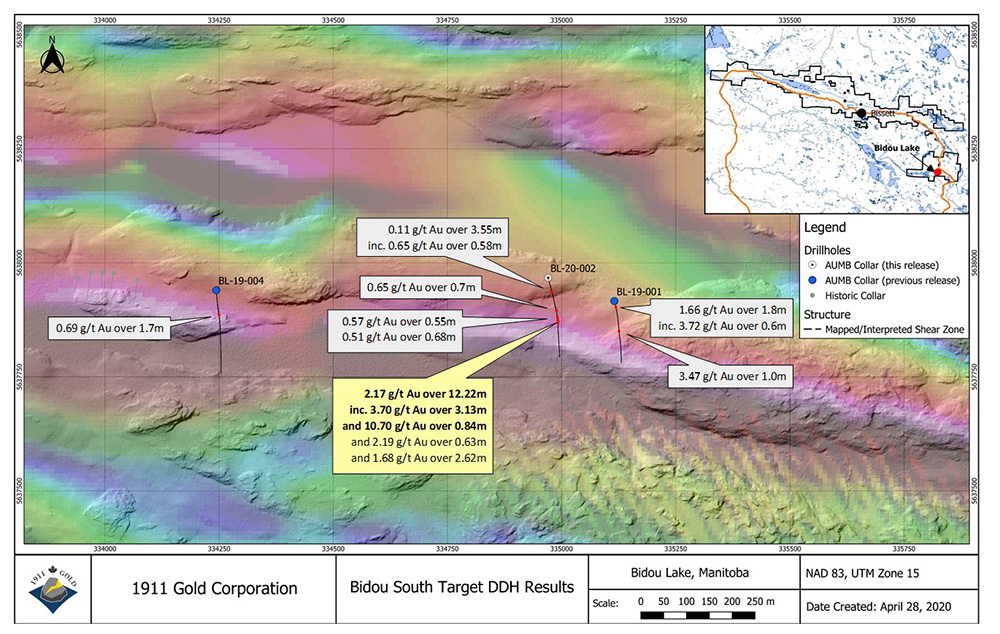 1911 Gold: Rice Lake Exploration Properties
