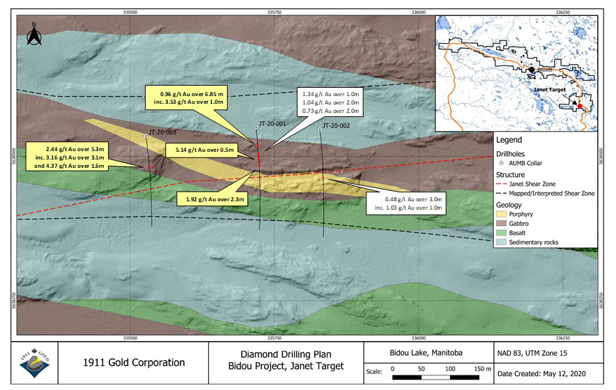 1911 Gold: Rice Lake Exploration Properties