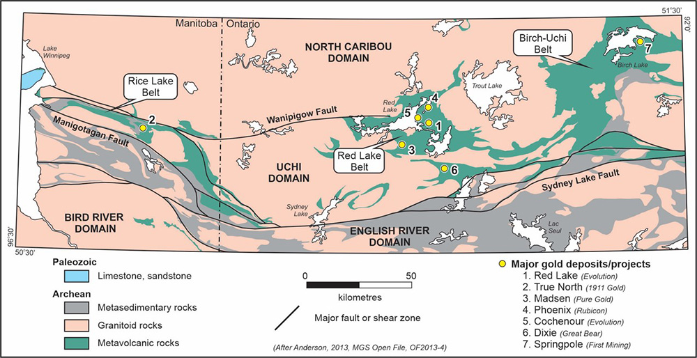 1911 Gold: Rice Lake Exploration Properties